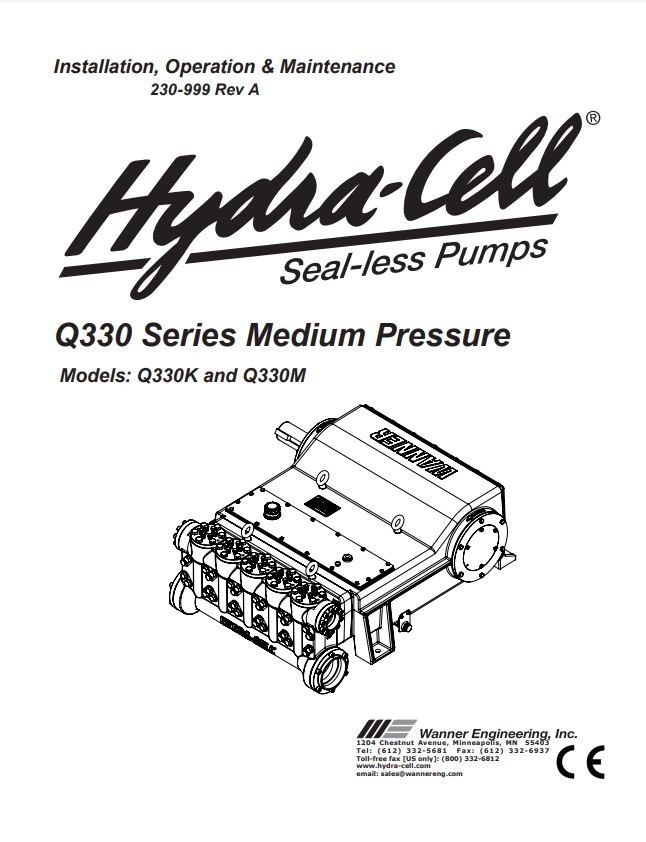 Hydra-Cell Q330 Series Medium Pressure